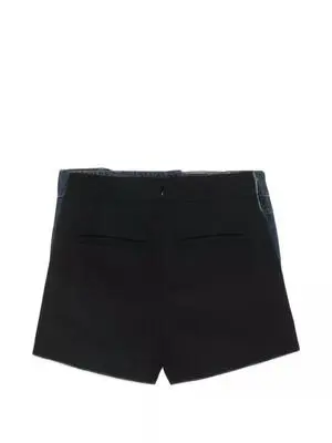 JUUN.J Cotton Skorts With Side Button Detail
