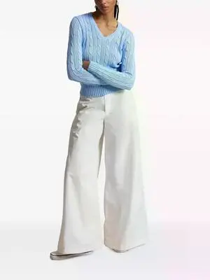 Polo Ralph Lauren Cable-knit V-neck Sweater