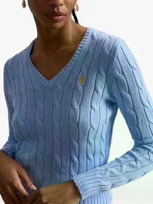Polo Ralph Lauren Cable-knit V-neck Sweater