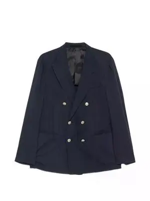 Eleventy Double-breasted Chest-pocket Suit