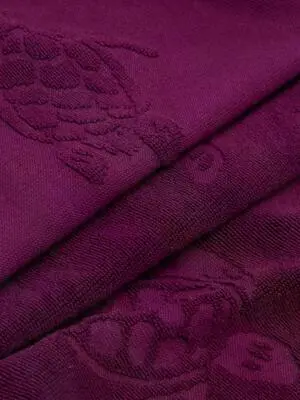 Vilebrequin Jacquard-turtle Towel - Purple