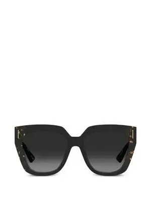 Moschino Tortoiseshell Square Frame Sunglasses