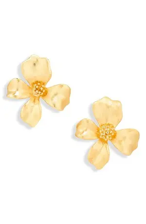 Shashi Fiorina Floral Stud Earrings