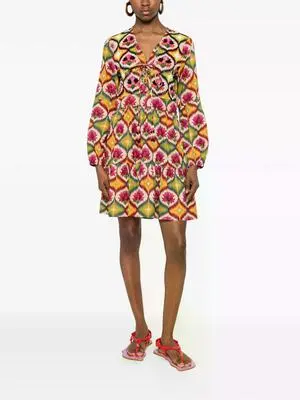 CONNOR&BLAKE Geometric-print Mini Dress