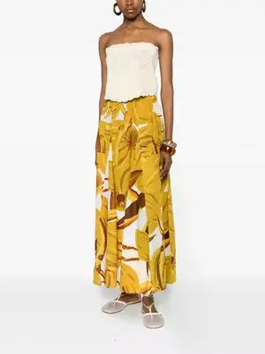 CONNOR&BLAKE Gioia Abstract-pattern Maxi Skirt