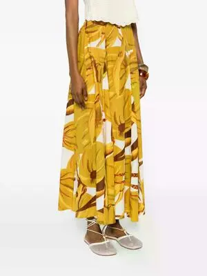 CONNOR&BLAKE Gioia Abstract-pattern Maxi Skirt