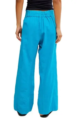 Free People Day's End Linen & Cotton Pants