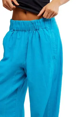 Free People Day's End Linen & Cotton Pants