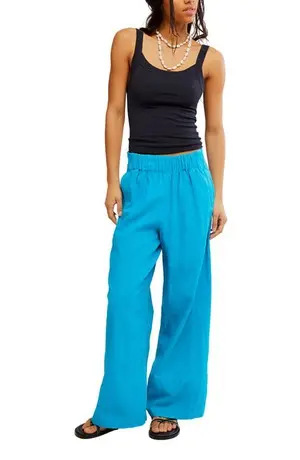 Free People Day's End Linen & Cotton Pants