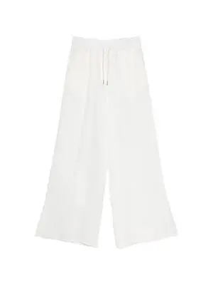 PANICALE Drawstring-waist Trousers - White