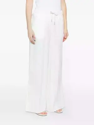 PANICALE Drawstring-waist Trousers - White