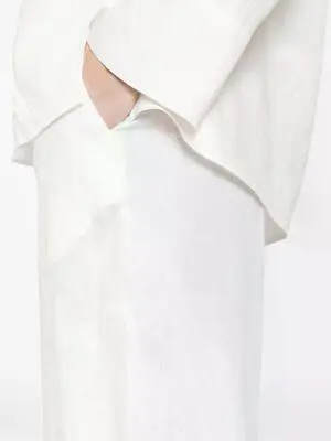 PANICALE Drawstring-waist Trousers - White