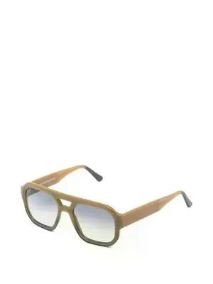 ANDY WAWA Geometric Frame Sunglasses