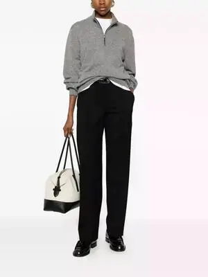 Brunello Cucinelli Pressed-crease Straight-leg Trousers