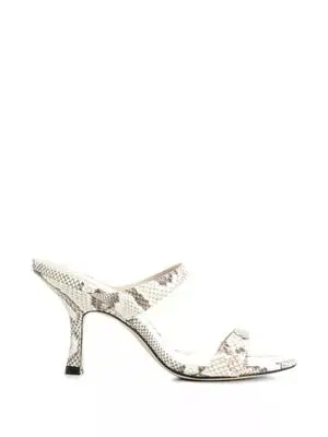 STUART WEITZMAN Nudist Snakeskin Sandals