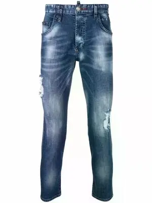 Philipp Plein Ripped Jeans For Men