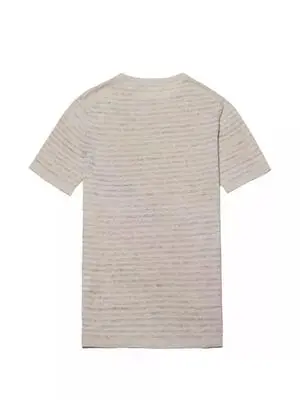 ROBERTO COLLINA Striped Short-sleeve T-shirt