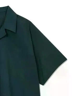 STUDIO TOMBOY Pleated-back Camp-collar Shirt