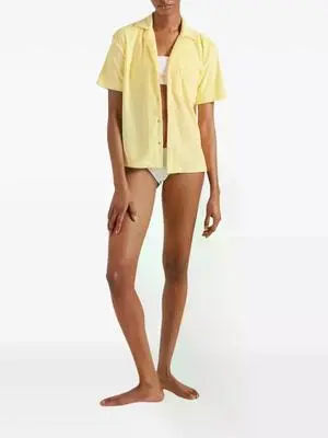 Hunza G Towelling Shirt - Yellow