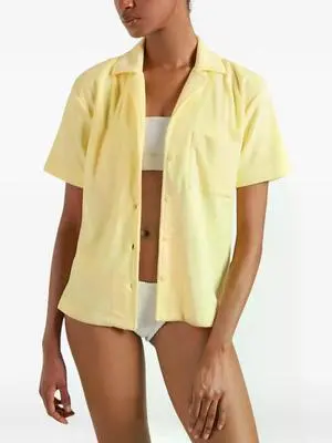 Hunza G Towelling Shirt - Yellow