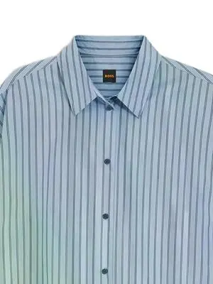 BOSS Bostatta Striped Oversized-fit Shirt
