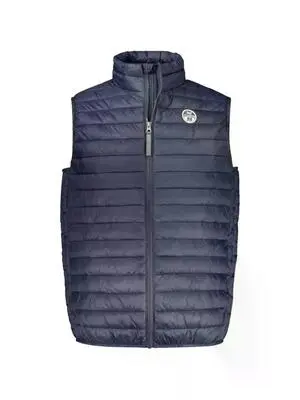 NORTH SAILS Quilted Gilet With Logo Detail - Blue