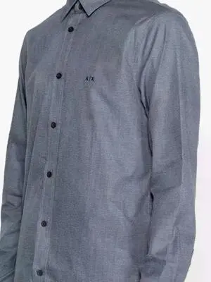 Armani Exchange Logo-embroidered Shirt