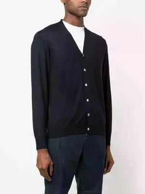Fedeli Wool Button-fastening Cardigan