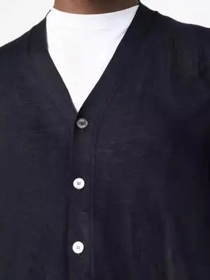 Fedeli Wool Button-fastening Cardigan