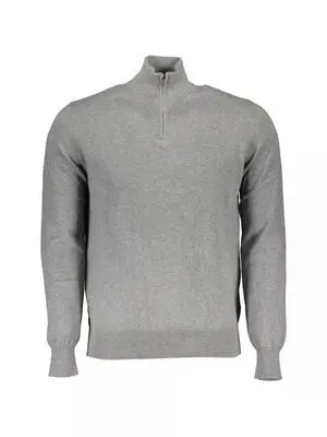 NORTH SAILS Quarter-zip Mock-neck Sweater - Grey