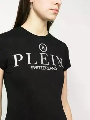 Philipp Plein Stud-logo T-shirt