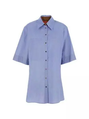 MERCI Geometric-print Short-sleeve Shirt