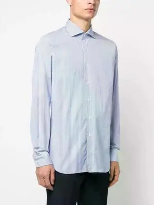 DELL'OGLIO Pinstripe Long-sleeved Shirt