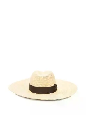 Borsalino Wide Brim Straw Hat