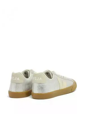 VEJA Metallic Cracked-effect Sneakers