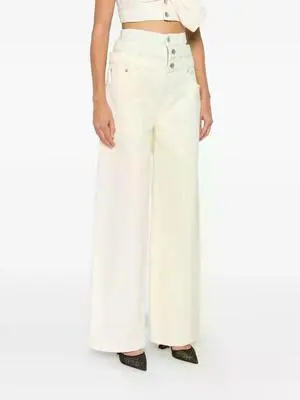 Viktor & Rolf Multi-layered Waistband Jeans - Neutrals