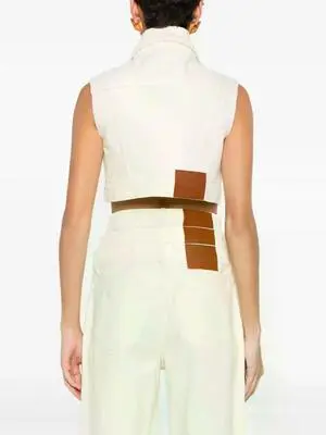 Viktor & Rolf Tie-detail Top - Neutrals