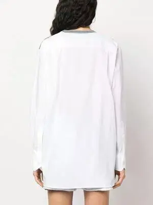 Plan C Striped Cotton-blend Sweatshirt