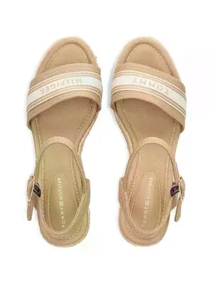 Tommy Hilfiger Logo-strap Wedge Espadrilles