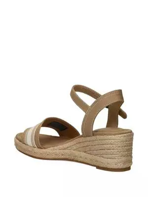 Tommy Hilfiger Logo-strap Wedge Espadrilles