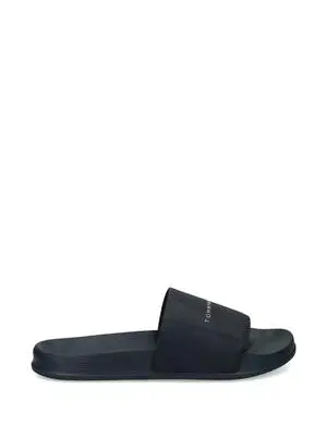 Tommy Hilfiger Logo Detail Textured Slides