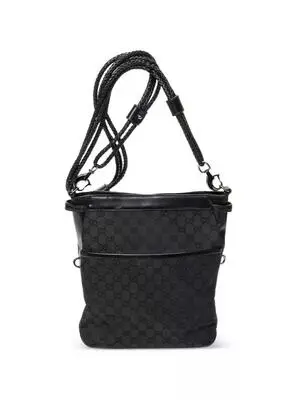 Gucci Gg Monogram Braided Shoulder Bag