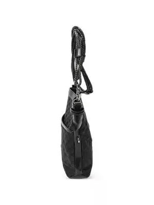 Gucci Gg Monogram Braided Shoulder Bag