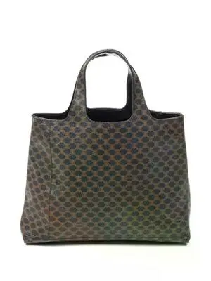Celine Patterned Tote Bag - Black