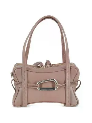 BIASIA Mini Edwige 4ever Leather Tote - Neutrals