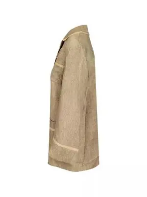 HUI HUI Margherita Contrast-trim Shirt
