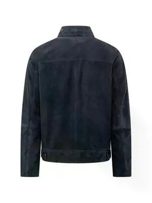 AMARANTO Zip-fastening Suede Jacket