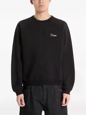 DIME Logo Embroidered Crewneck Sweatshirt