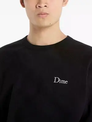 DIME Logo Embroidered Crewneck Sweatshirt