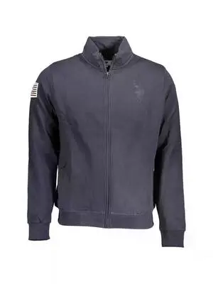 U.s. Polo Assn. Embroidered Zip-up Sweater